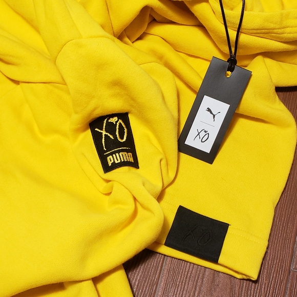 Puma | Shirts | Puma X Xo The Weeknd Oversized Hoodie Cyber Yellow ...